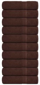 Ručníky FROGN 10 ks hnědé 50x100 cm 360 g/m² 136760