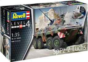 Revell ModelKit tank 03321, SpPz2 Luchs a 3D Puzzle diorama (1:35)