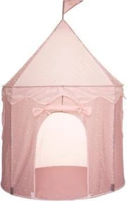Dětský stan, O 100 cm, polyester, růžová barva
