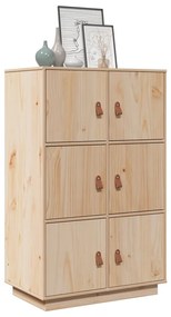 Skříň highboard 67 x 40 x 108,5 cm masivní borové dřevo