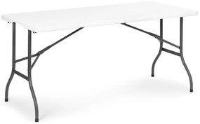 modernHOME Zahradní banketový skládací stůl 153cm - bílý HTF153