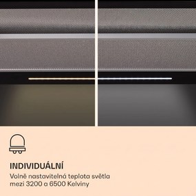 Klarstein Mariana Neo 60, digestoř, 60 cm, vestavná, 547 m³/h, LED, černá