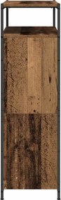 Skříň na obuv 100 x 34 x 112 cm Kompozitní dřevo Staré dřevo 3365547