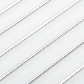Nábytková dvířka lamelový design 2 ks bílá 61,5x39,4cm borovice 151152