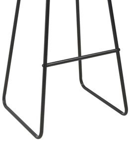 Barové stoličky 2 ks černé umělá kůže,  280078