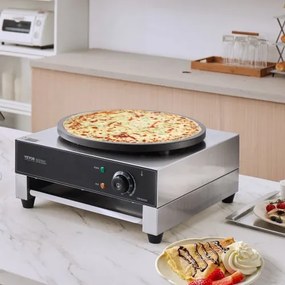 40,6 cm elektrický krepovač Komerční krepovačka 1700 W Nepřilnavý