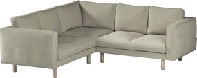 Potah na pohovku IKEA Norsborg rohová 4-místná barva béžová látka pletený vzor