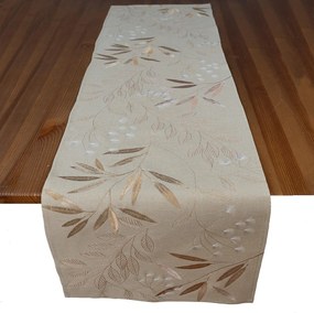 XXXLutz BĚHOUN NA STŮL, 40/140 cm, béžová hnědá Esposa - Prostírání na stůl - 004886002802