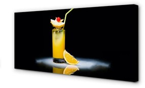 Obrazy na plátně orange koktejl 100x50 cm
