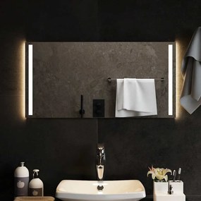 Koupelnové zrcadlo s LED osvětlením 40x70 cm