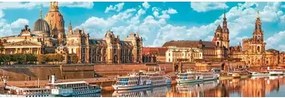 INTERDRUK Panoramatické puzzle Drážďany / 1000 dílků / 96 × 32 cm