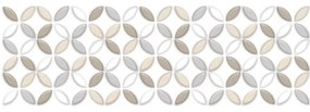 DIMEX | Fototapeta do kuchyně Hnědé okvětní lístky KI-180-099 | 180 x 60 cm | bílá, béžová, hnědá, šedá
