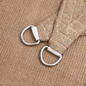 Stínící plachta 160 g/m² taupe 2,5 x 3,5 m HDPE 311398