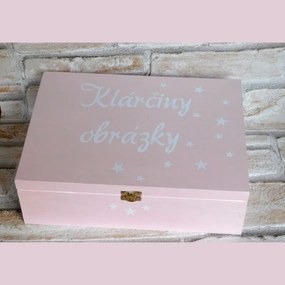 Vzpomínková bedýnka na obrázky od dětí