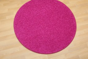 Vopi koberce Kusový koberec Color shaggy růžový kruh - 80x80 (průměr) kruh cm