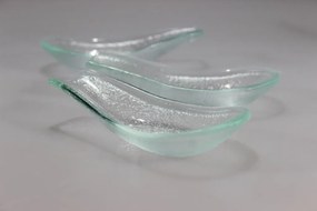BDK-GLASS Skleněná rautová mini lžička 13x7cm