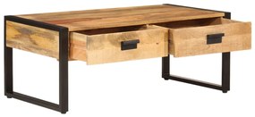 vidaXL Konferenční stolek 100 x 54 x 40 cm masivní mangovník a železo