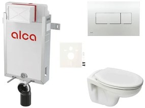 Cenově zvýhodněný závěsný WC set Alca k zazdění + WC Ceramia S-Line Pro SIKOAP5
