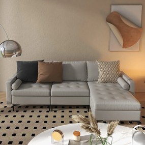 Costway Multiple Combination Sofa Collection Sections Modular s porty USB