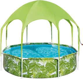 Bestway Bazén Steel Pro "Splash-in-Shade" design listí pr. 244x51 cm (GS/EN)