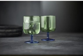 Lyngby Glas Sklenice na víno Torino 30 cl (2ks) Green/Blue