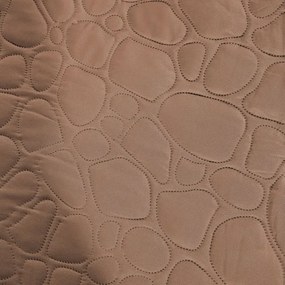 Světle hnědý přehoz na postel STONE Rozměr: 200 x 220 cm