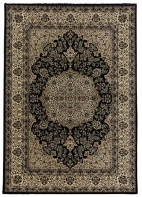 Kusový koberec Kashmir 2608 black 300 x 400 cm