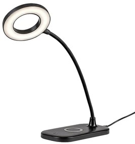 Rabalux 74013 stolní LED lampa Harding, 5 W, černá