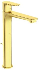 Ideal Standard Connect Air - Umyvadlová baterie Slim s výpustí, Brushed Gold A7025A2