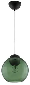 Nova Luce Závěsné svítidlo MIDORI, 24cm, E27 1x12W Barva: Zelené sklo