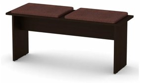 Taburet T-8 ABS wenge, Vinyl bronz