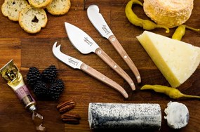 Laguiole Nože na sýr Innovation 3ks dubová rukojeť
