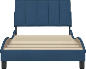 Rám postele bez matrací Hanko modrá 100x200 cm textil 3310376
