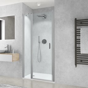 Roth Jednokřídlé sprchové dveře CI PIF pro instalaci do niky Varianta: šířka: 100 cm, orientace: Uni - (CI PIF 1000 - CI PIF 100200 NPE), Barva profilů a typ výplně: profily: černá (elox), výplň: transparent