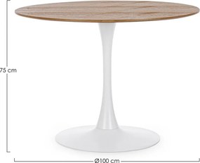 Kulatý jídelní stůl ø 100 cm Bloom – Bizzotto