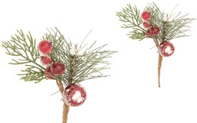 Větvička vánoční ojíněná PRZ3183 , umělá dekorace