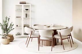 House Nordic Vitrína BRISBANE bílá celoskleněná 80×35 cm 3001081