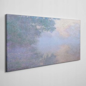 obraz na plátně Canvas s grafikou Seina Monet 120x60 cm