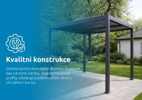 Bioklimatická pergola Marimex 3x4 m | 11640722