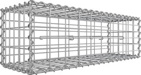 Gabionový koš, kovový gabionový klec 100 x 30 x 30 cm