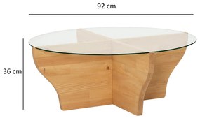 Konferenční stolek Amfora (teakové dřevo). 1089677