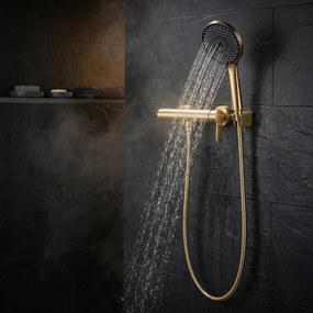 Nástěnná sprchová baterie REA ARCOS, zlatá kartáčovaná