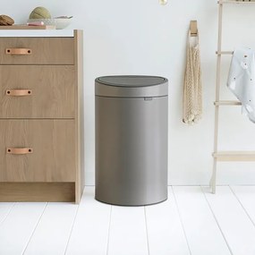 Brabantia Koš Touch Bin NEW 40L platinová