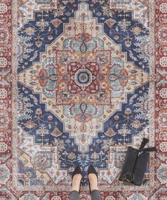 Hanse Home, Kusový koberec Asmar 104017 Indigo/Blue, 80x150, modrá, obývací pokoj