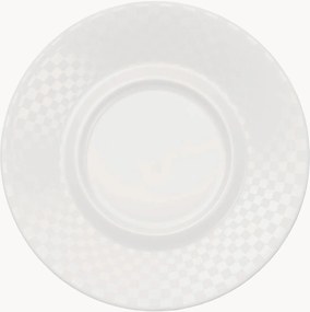 Sada podšálků z kostního porcelánu Cross White, 6 dílů