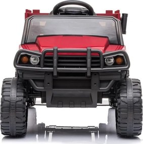 LEAN CARS Bateriové autíčko BDM0926 LED MP3 dálkové červené