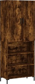 vidaXL Skříň highboard 69,5 x 34 x 180 cm kompozitní dřevo [3196070] Barva: šedá sonoma
