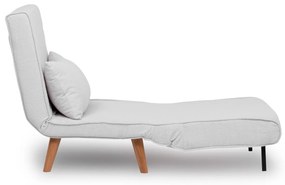 Hanah Home Rozkládací křeslo FOLDE krémové