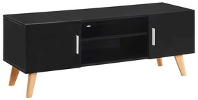 vidaXL TV stolek černý 120 x 40 x 46 cm MDF