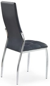 Moderní jídelní židle vysoká černá ASTRO
